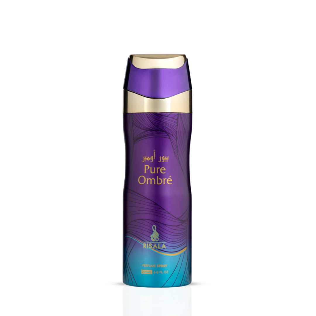 Pure Ombre Perfumed Body Spray 200ml (6.8 oz) by Risala | Intense Oud