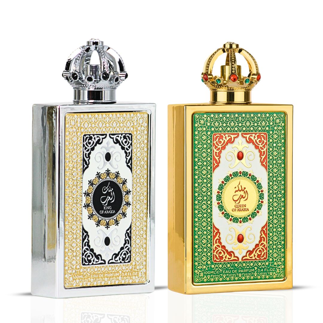 King of Arabia & Queen of Arabia Eau De Parfum Sprays 100ml (3.4 oz) by ...