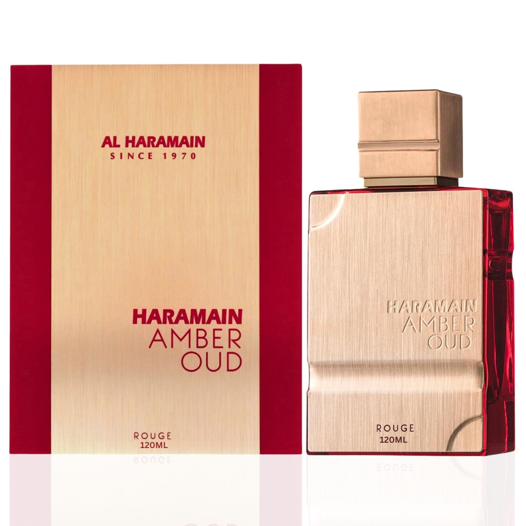Amber Oud Rouge Edition EDP Spray 120ML (4 OZ) By Al Haramain | A Sophisticated Blend Of ...