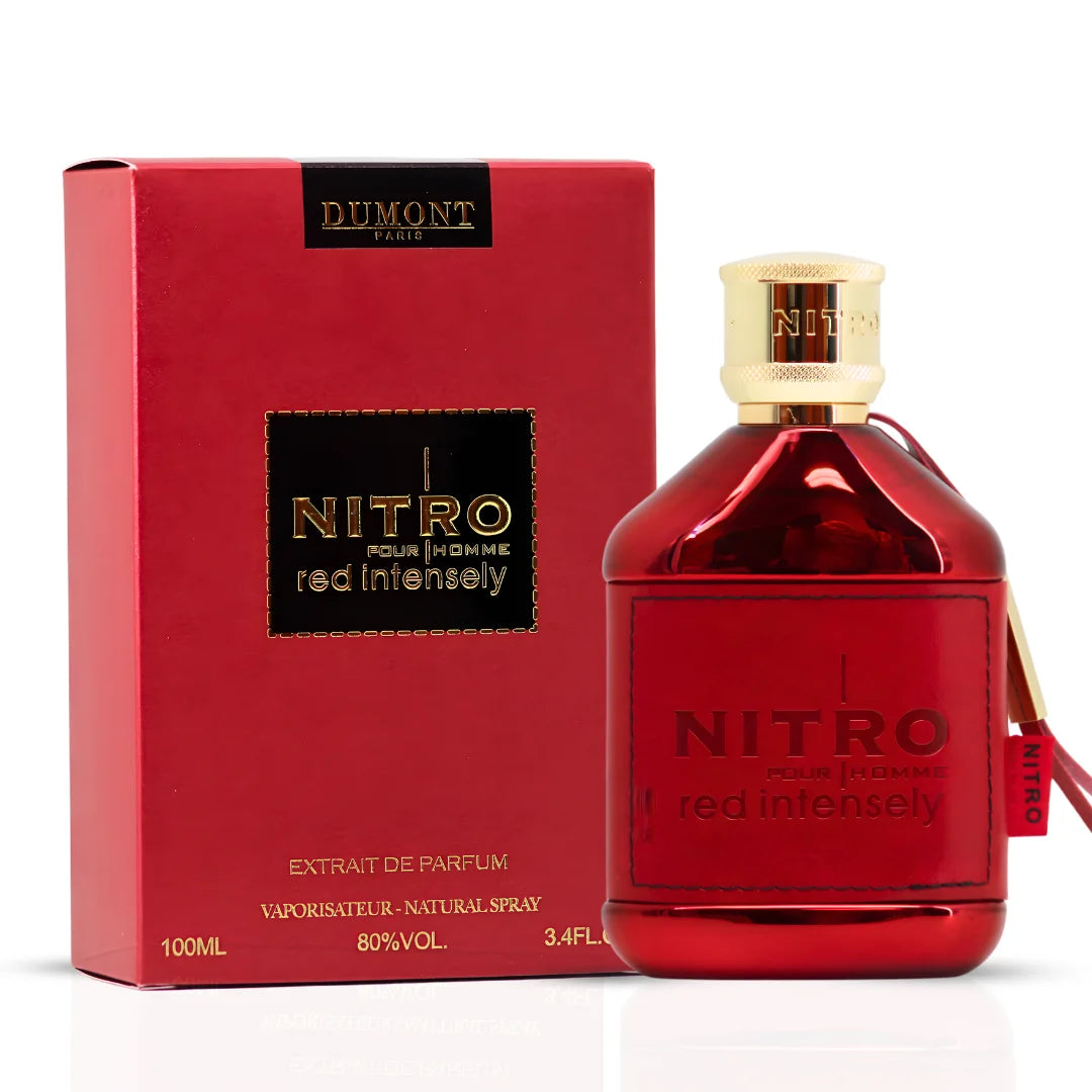 Nitro Red Intensely Extrait de Parfum Spray 100ml (3.4 oz) by Dumont ...