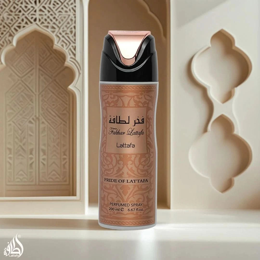 Fakhar Women Deodorant Spray 200ml (6.7 oz) by Lattafa | Fresh, Floral ...