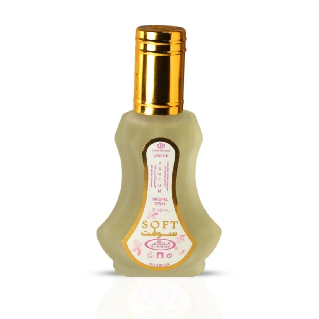 Soft Eau de Parfum Spray 35ml by Al Rehab (Velvet Pouch) | Intense Oud