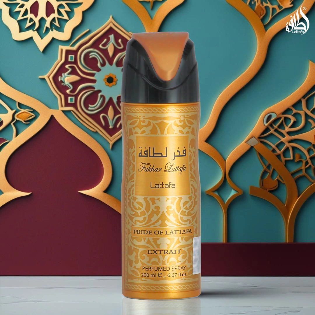 Fakhar Gold Extrait Deodorant 200ml (6.7 oz) by Lattafa | Zest. Spice ...