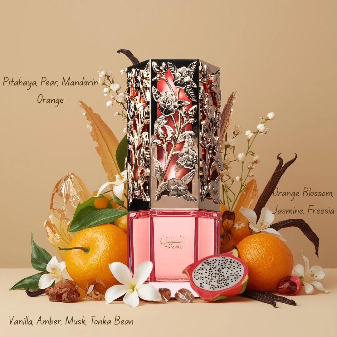 Raneen Eau de Parfum Spray 100ml (3.4 oz) by Asdaaf | Intense Oud