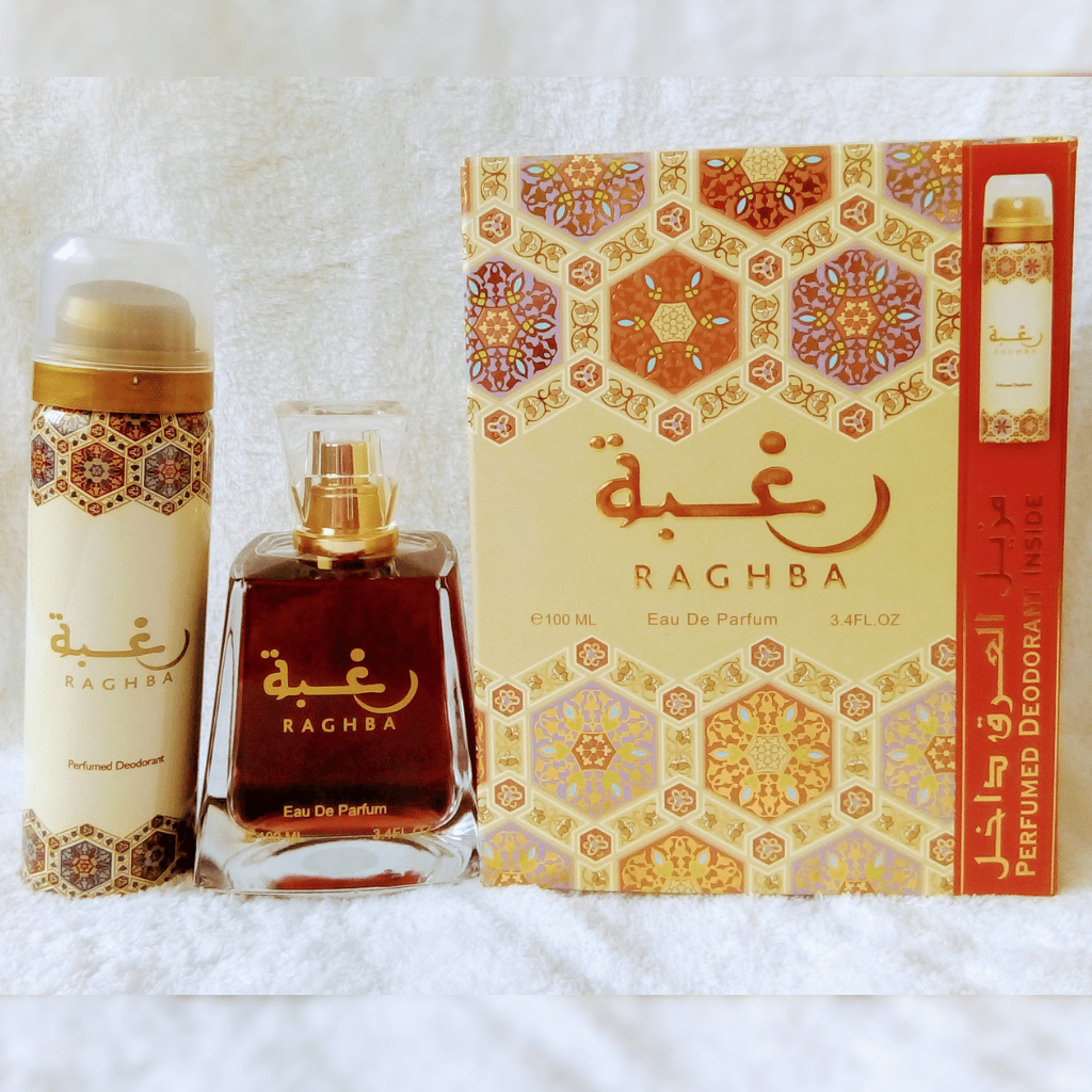 Raghba for Women EDP - 100ML (3.4oz) w/ Deo by Lattafa | Intense Oud