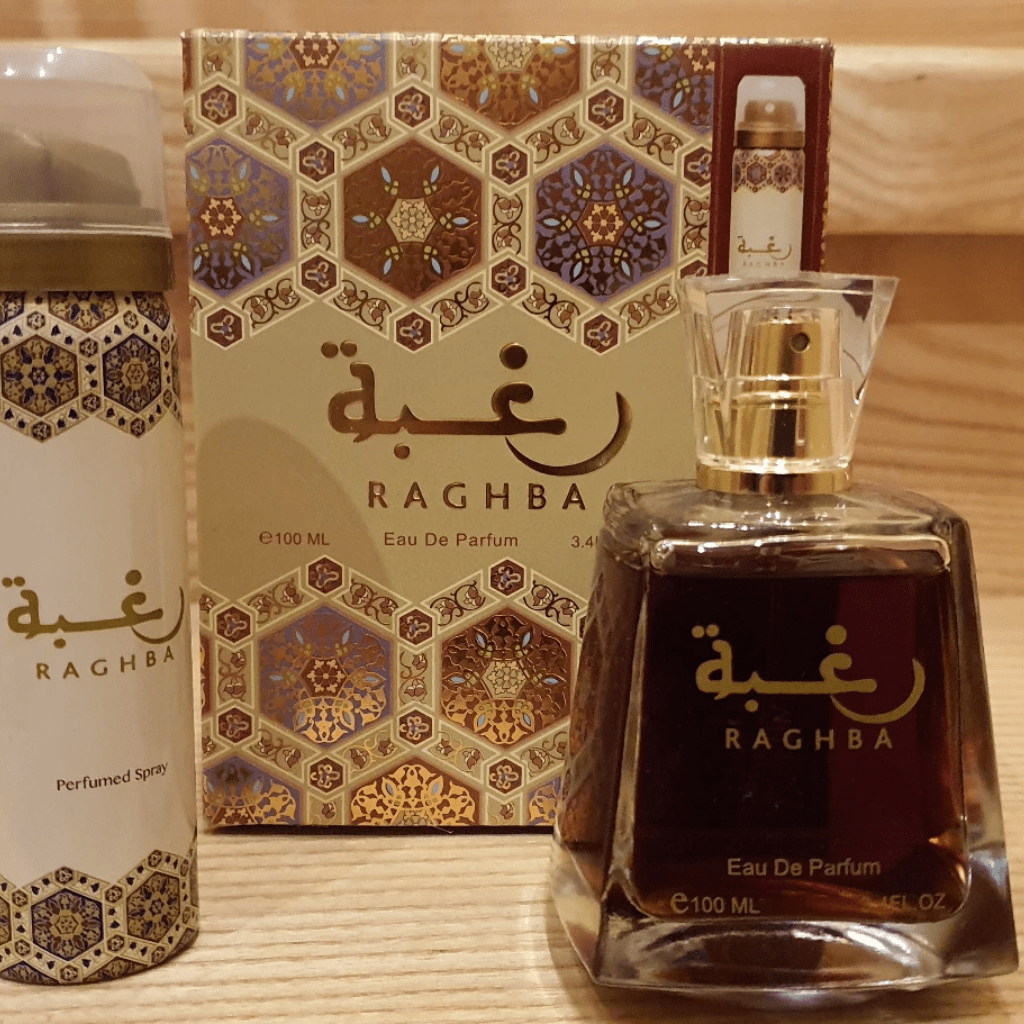 Raghba for Women EDP - 100ML (3.4oz) w/ Deo by Lattafa | Intense Oud