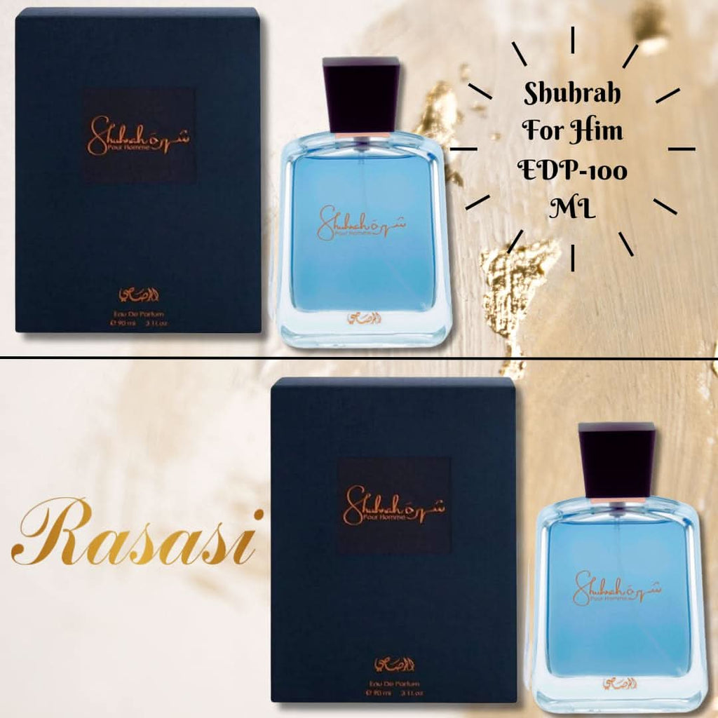 Shuhrah Pour Homme EDP - 90 ML By Rasasi | A Fragrance Tailored To ...