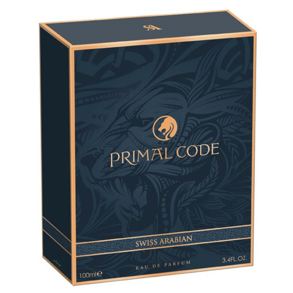 Primal Code for Men EDP - 100 ML (3.4 oz) by Swiss Arabian | Intense Oud