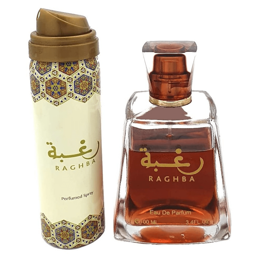 Raghba for Women EDP - 100ML (3.4oz) w/ Deo by Lattafa | Intense Oud