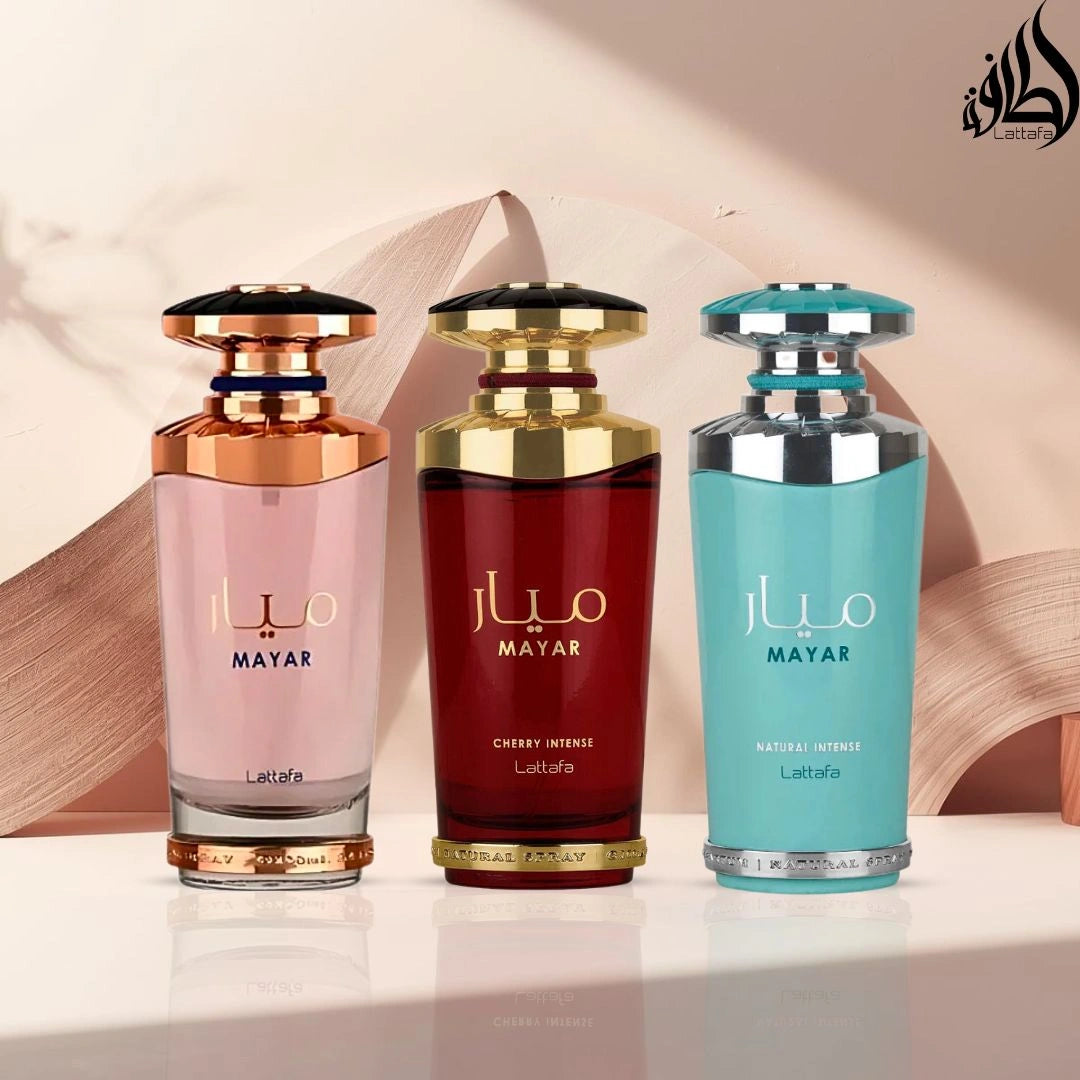 Mayar, Mayar Cherry Intense & Mayar Natural Intense Eau de Parfum ...
