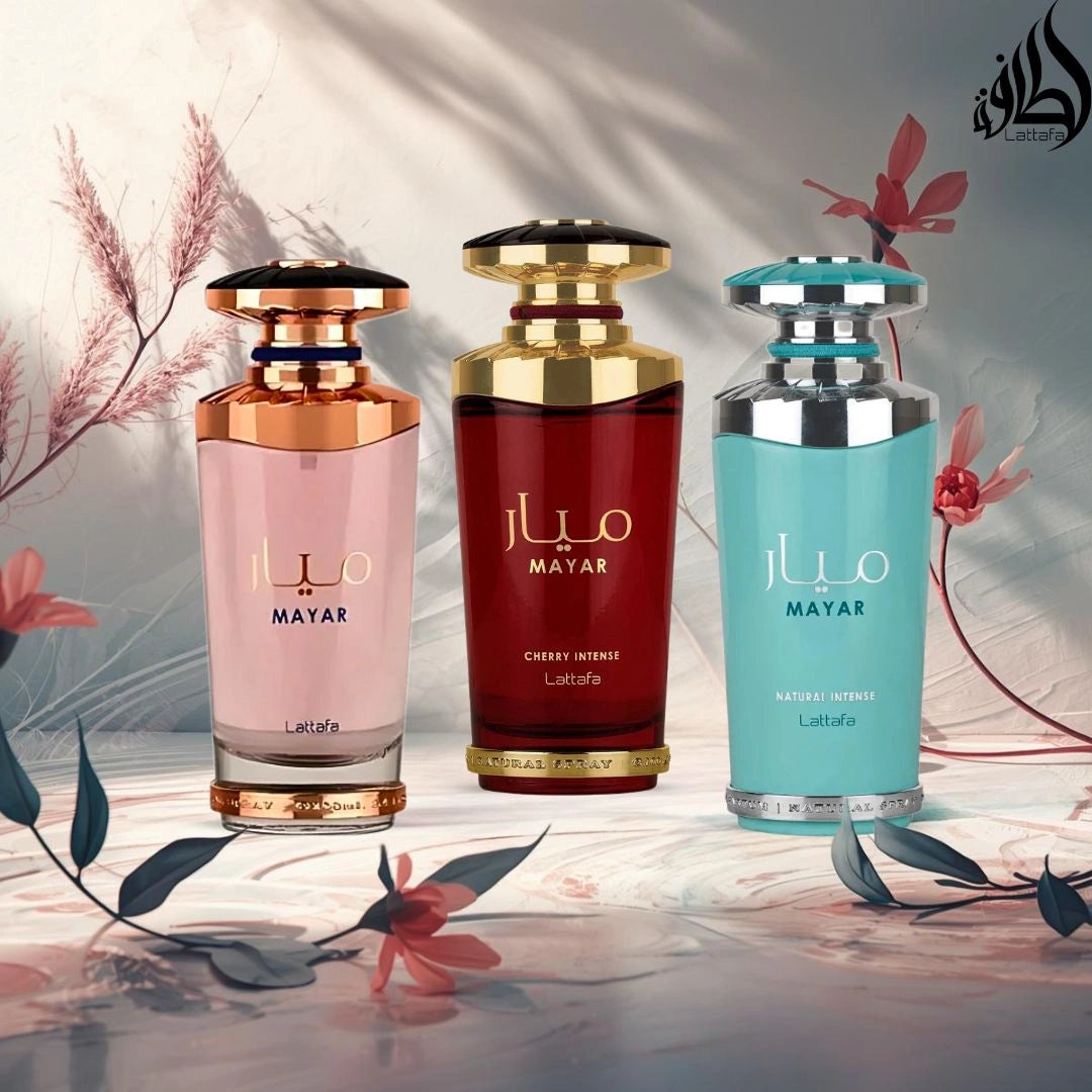 Mayar, Mayar Cherry Intense & Mayar Natural Intense Eau de Parfum ...