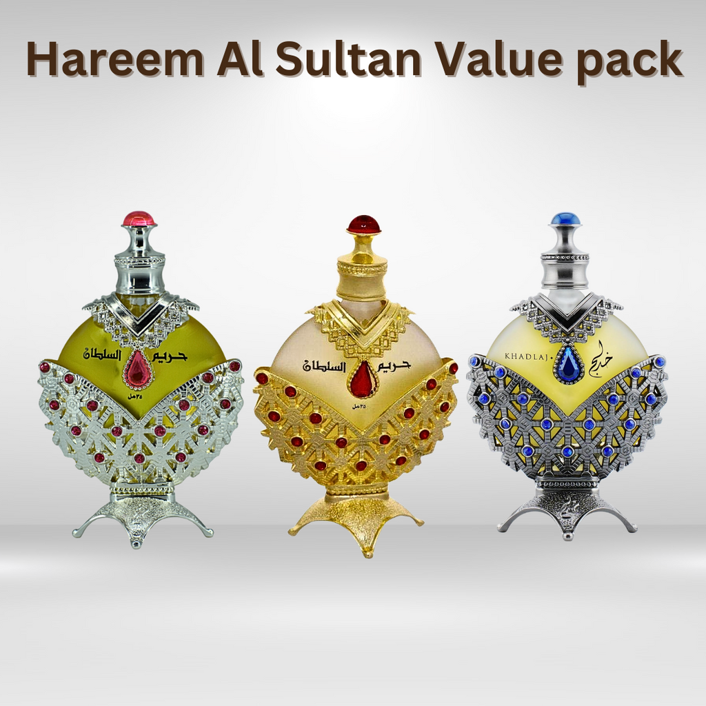 Hareem Al Sultan Gold, Silver & Blue CPO - 35ML (1.18 OZ) by KHADLAJ ...