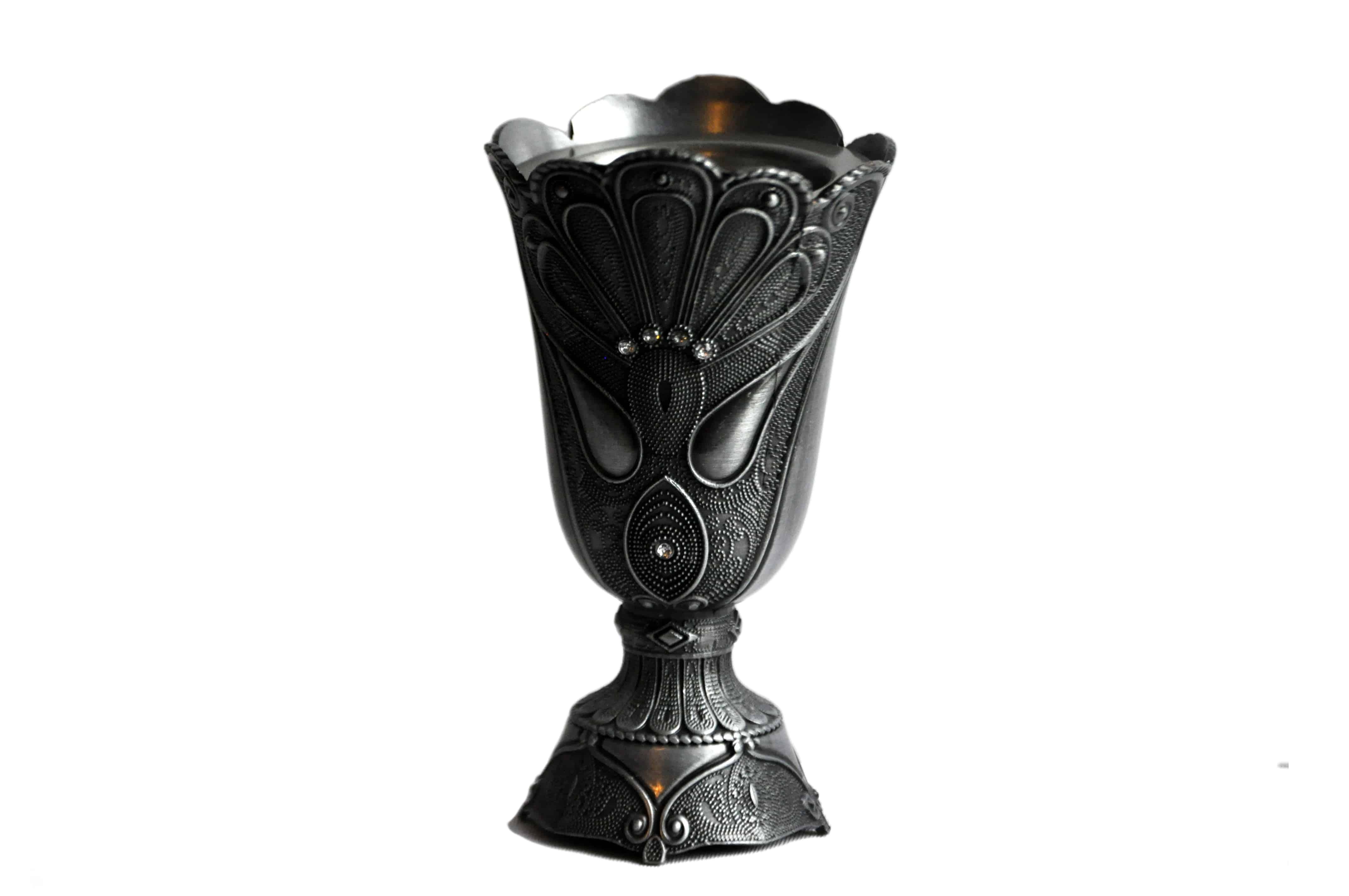 Arab Incense Bakhoor Burner - 5 inch Gray by Intense Oud | Intense Oud