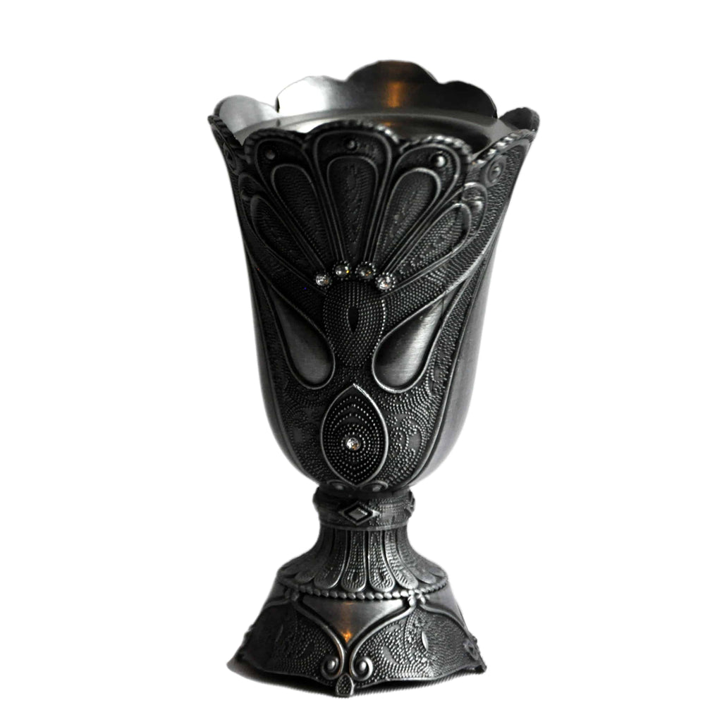 Arab Incense Bakhoor Burner - 5 inch Gray by Intense Oud | Intense Oud