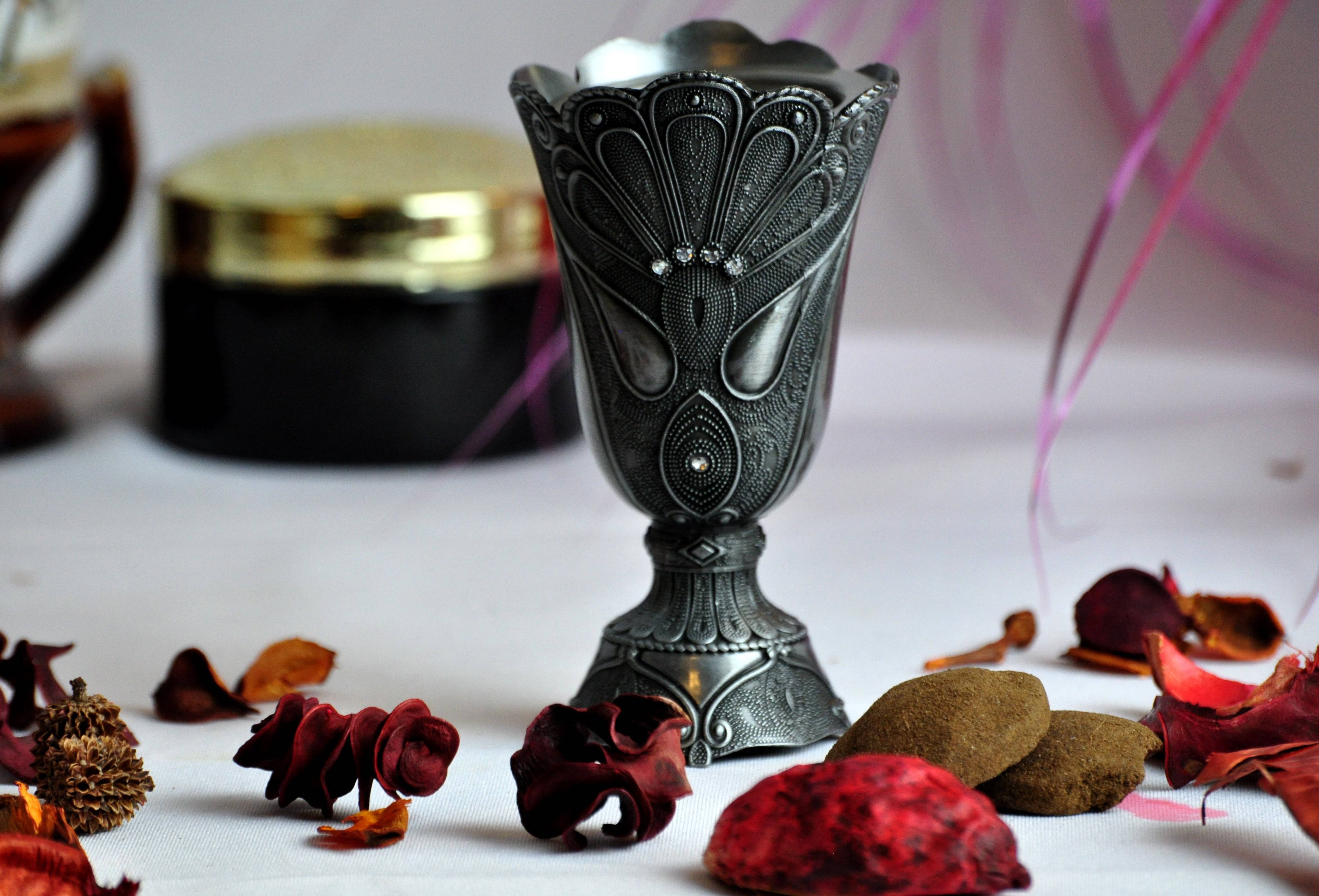 Arab Incense Bakhoor Burner - 5 inch Gray by Intense Oud | Intense Oud