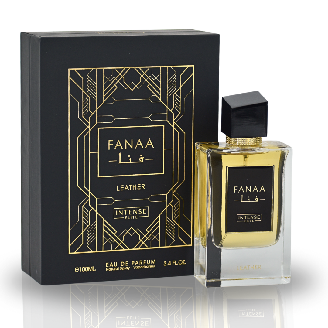 FANAA Leather for Men EDP - Eau De Parfum 100 ML (3.4 Oz) I By Intense ...