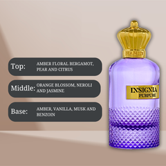 INSIGNIA PURPURE EDP Spray 105ML (3.5 OZ) By Hamidi | A Long Lasting ...