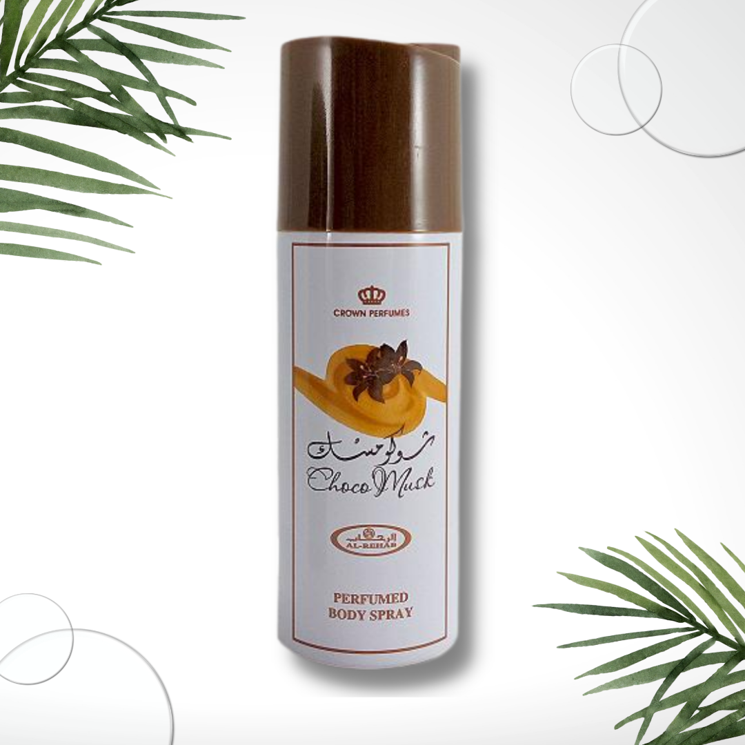 Choco Musk Deodorant - 200ML by Al Rehab | Warm Spicy, Amber, Chocolate ...