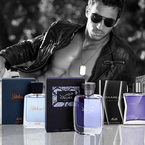 Men Collection-Hawas 100ml, Dareej 100ml, Shuhrah 90ml With Magnetic ...