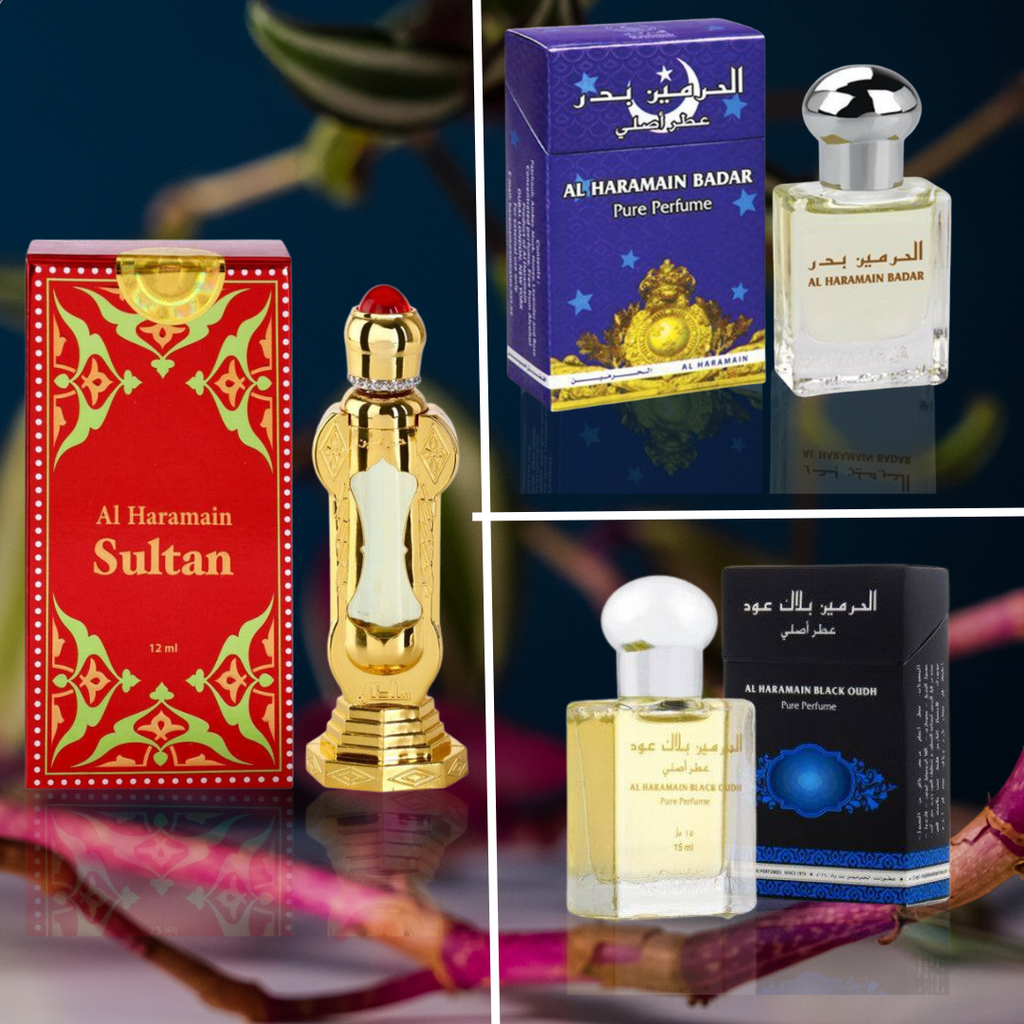 Sultan Perfume Oil-12ml,Black Oudh & Badar Perfume Oil-15ml By Al ...
