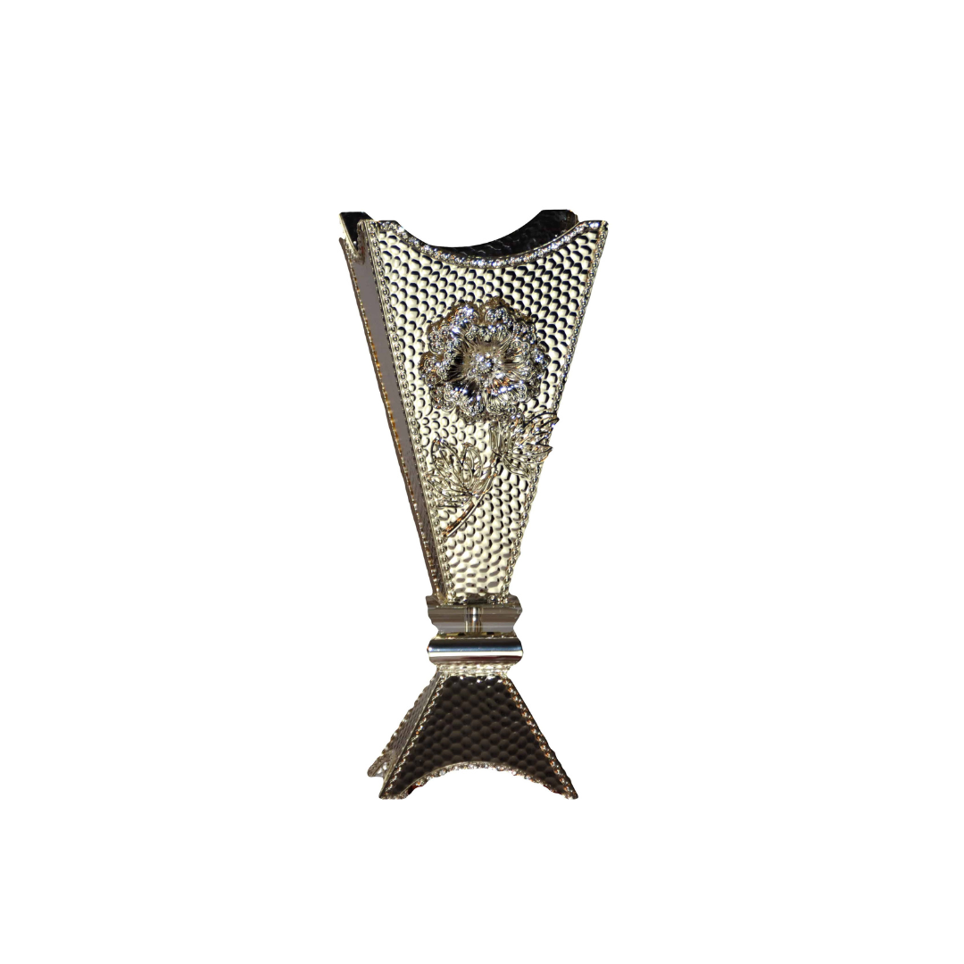 Arab Incense Bakhoor Burner - 15 inch Silver by Intense Oud | Intense Oud