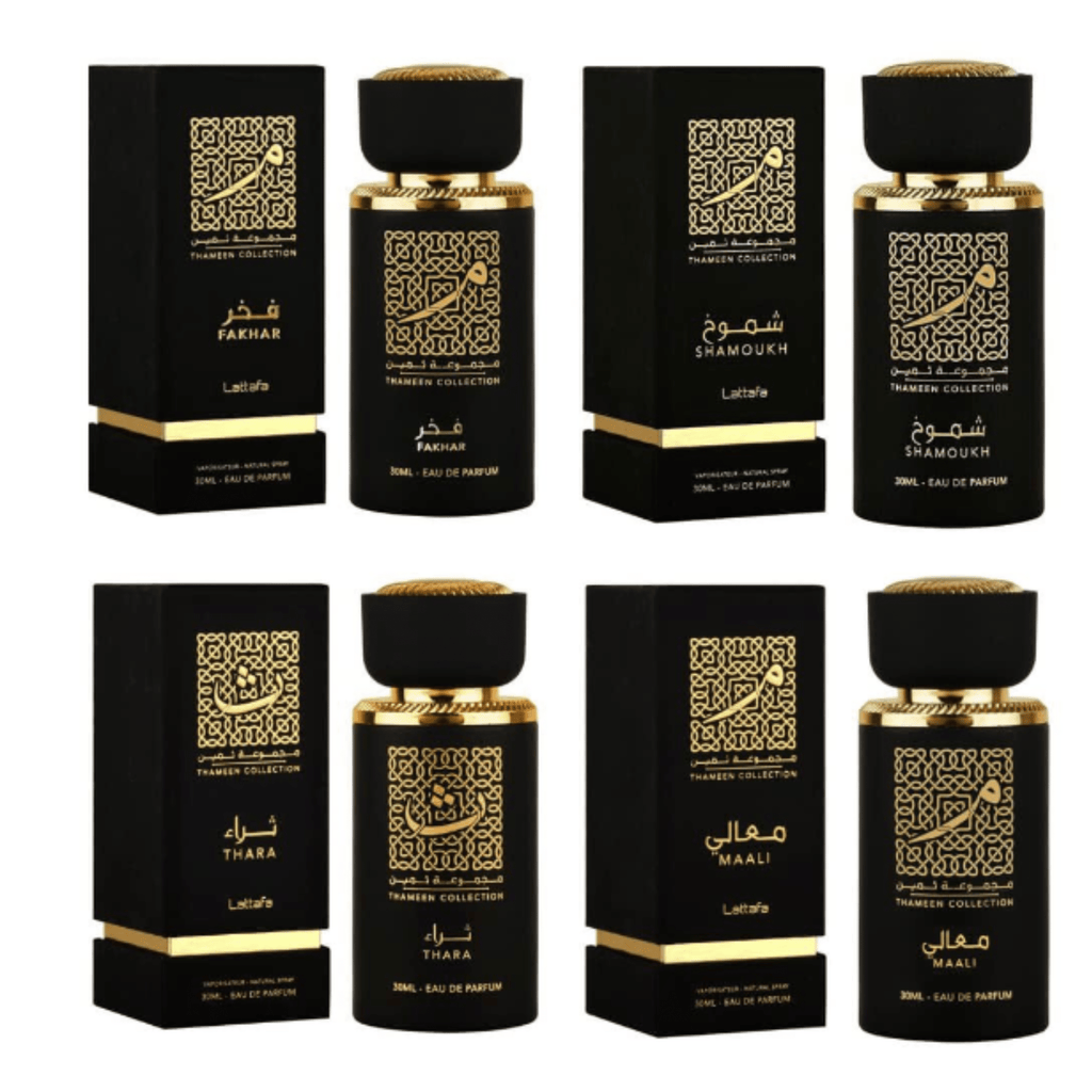 Fakhar, Thara, Maali & Shamoukh EDP-30ml | by Lattafa Perfumes | Intense Oud