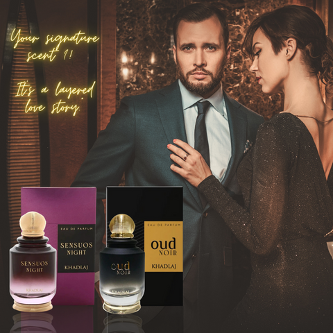 Sensuos Night & Oud Noir |ELEGANT SET| EDP-100Ml (3.4Oz) By Khadlaj ...