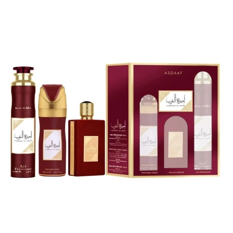 Ameerat Al Arab 3-Piece Perfume Gift Set by Lattafa (Gift Set ...
