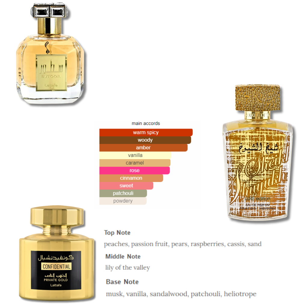 Sutoor,Sheikh Al Shuyukh Luxe Edition,Confidential Private Gold 100Ml ...